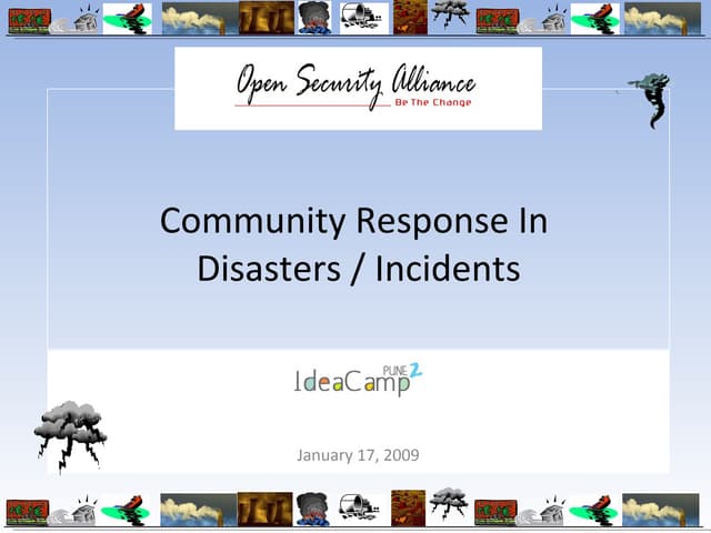 Community Disaster Preparedness | PPT