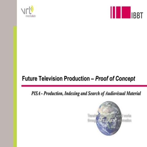 Presentation of Scoop @Ebu Production Technology Seminar | PPTX