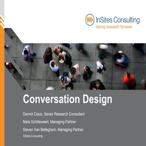 Insites on Conversation Design | PPT