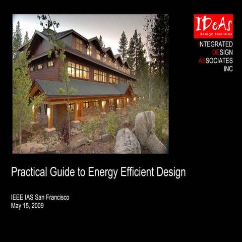 Practical guide to energy efficient design | PDF