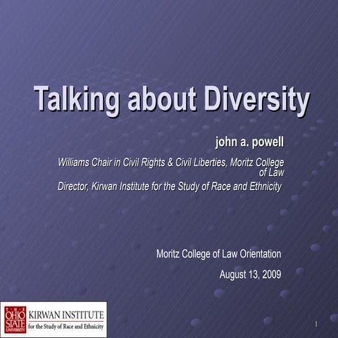 Talking about Diversity | PPT