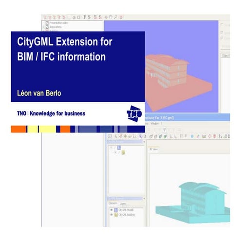 20091022 Foss4G CityGml Ifc Ade | PDF