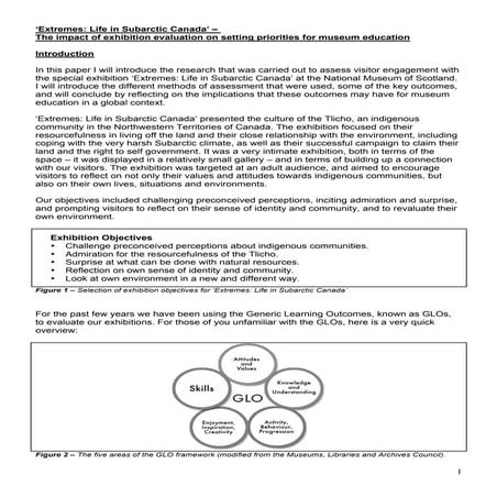 'Generic Learning Outcomes' as a strategic tool for evaluating learni…