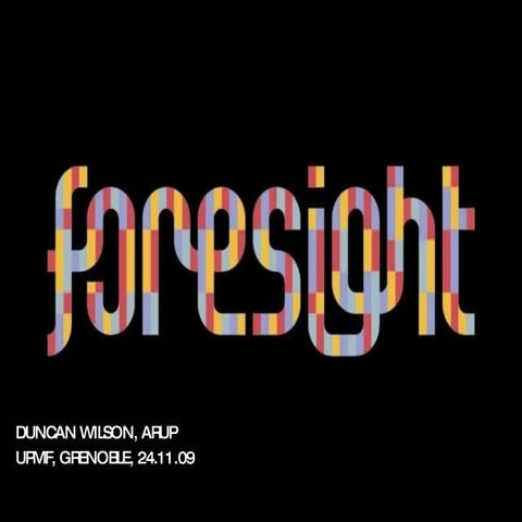 Foresight at Arup | PPT