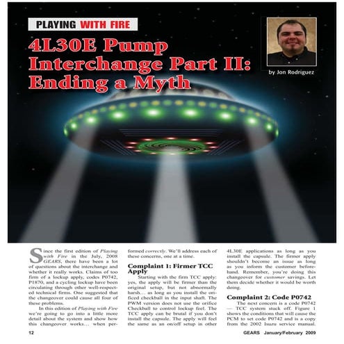 4L30E Pump Interchange Part II | PDF
