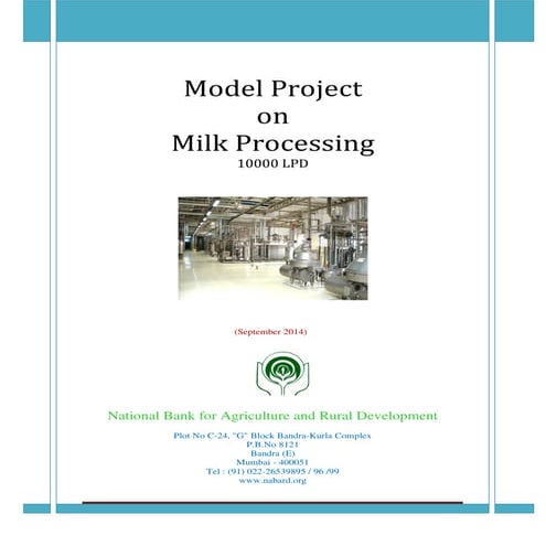2009162729 milk processing_10000_lpd | PDF