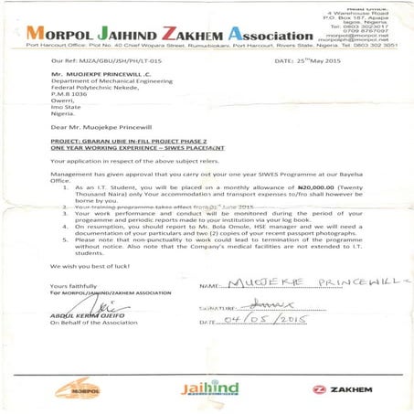 I.T EMPLOYMENT LETTER | PDF