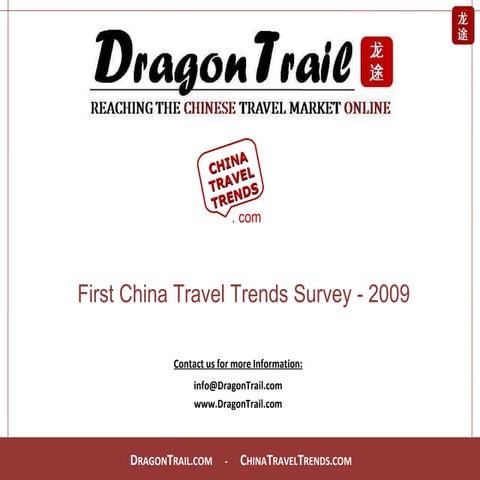 2009 china travel trends survey | PPT
