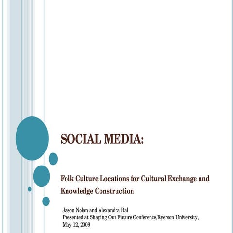 Promotion of folk culture in digitized age | PPTX
