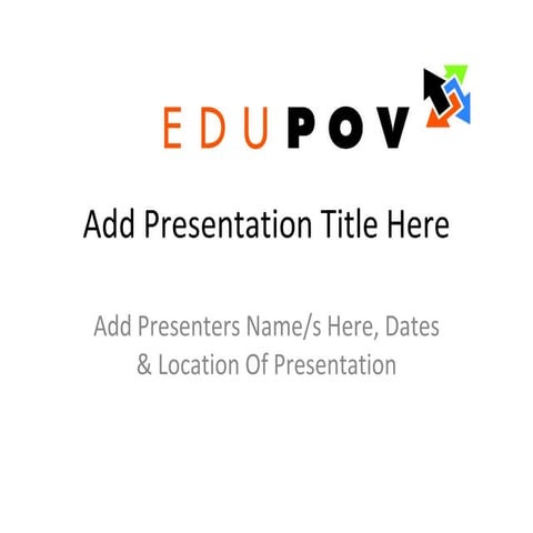 2009 Edupov Ppt Template | PPT