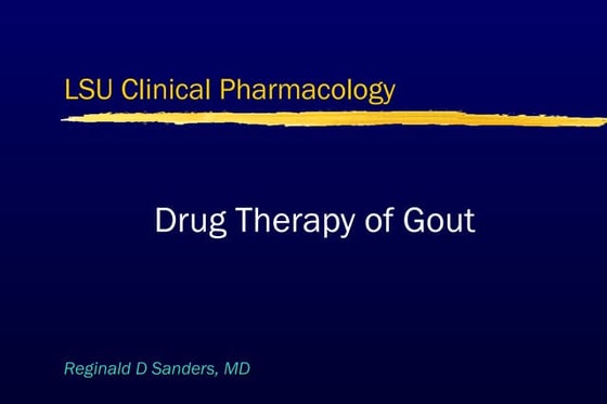 Gout case presentation | PPT