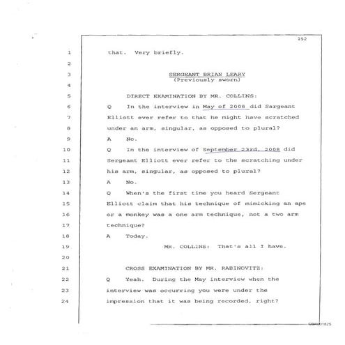 2009 Brockton Police Sworn Civil Service transcript admissions | PDF