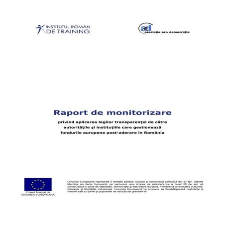 2009 irt&apd -monitorizare--transparenta fue | PDF