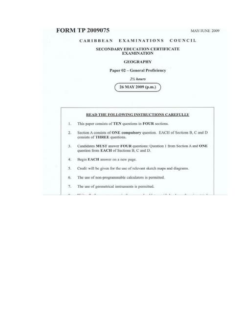 Information Technology CSEC~January 2019 P1 (1). Past Paper | PPT