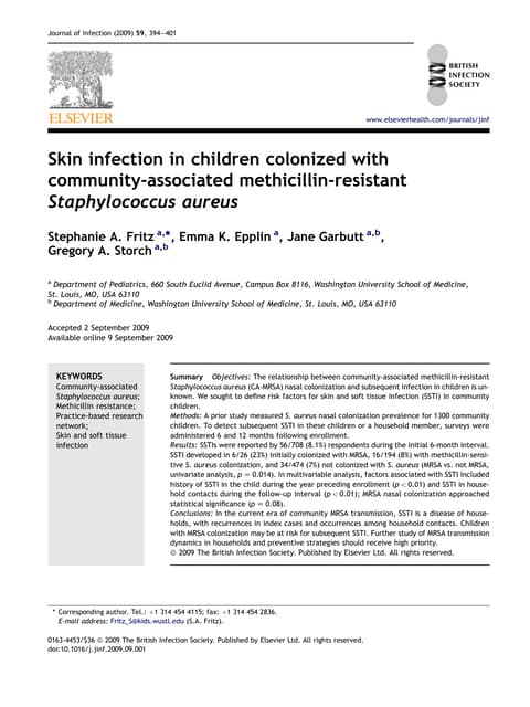 INCIDENCE OF HOOKWORM (Ancylostoma duodenale) INFECTION BETWEEN TWO ...