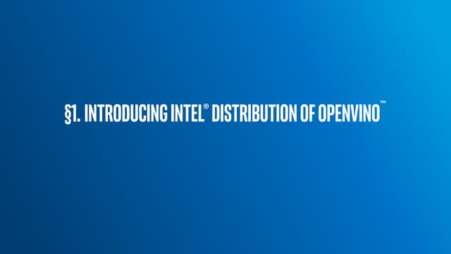 Intermediate Intel® Distribution Of Openvino™ Toolkit For Computer 6339