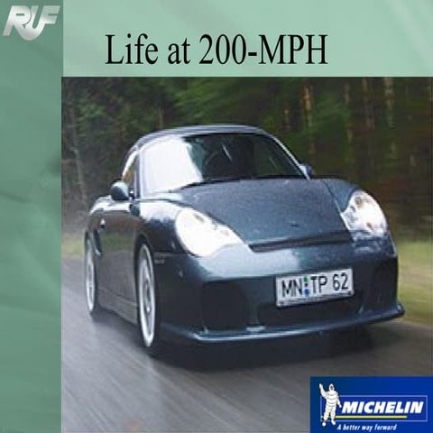 200 Mph: The Tire's Persepctive | PPT