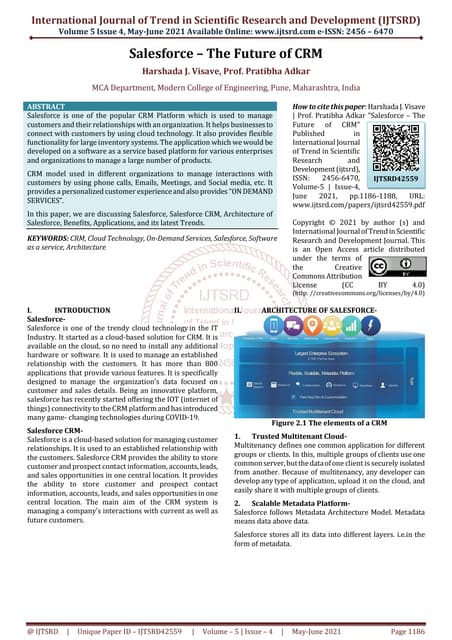 Introduction to salesforce ppt | PPTX | Cloud Computing | Internet