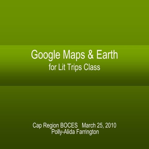 Google Earth | PPT