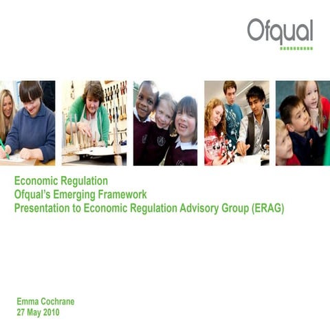 Presentation to Economic Regulation Advisory Group (ERAG), May 2010 | PPT