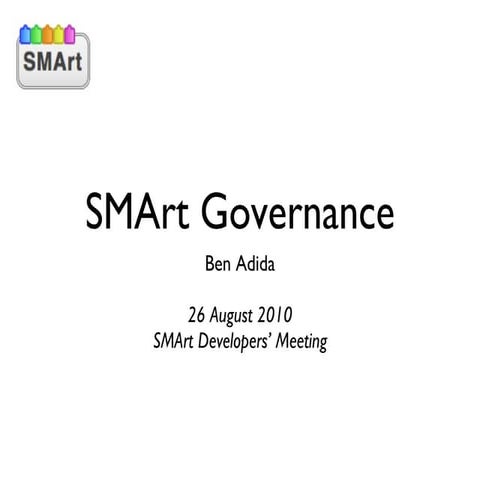 2010 08 26 Smart Governance | PPT