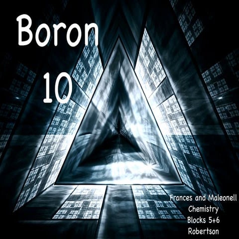 Chemistry - Boron 10 | PDF