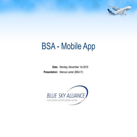 Blue Sky App | PDF