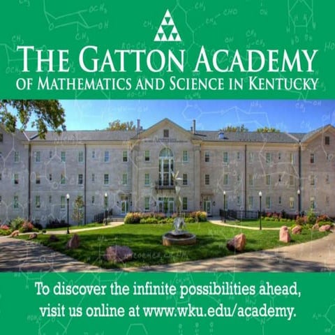 Gatton Academy 2010-11 Over | PPTX