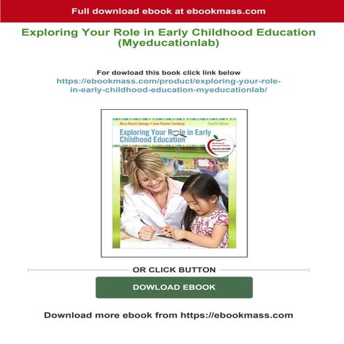 Get Exploring Your Role in Early Childhood Education (Myeducationlab ...