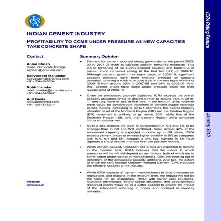 2010 january-cement-industry | PDF