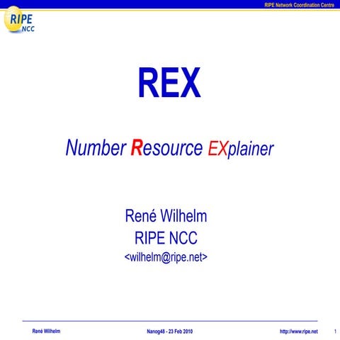 REX - Number Resource Explainer | PDF