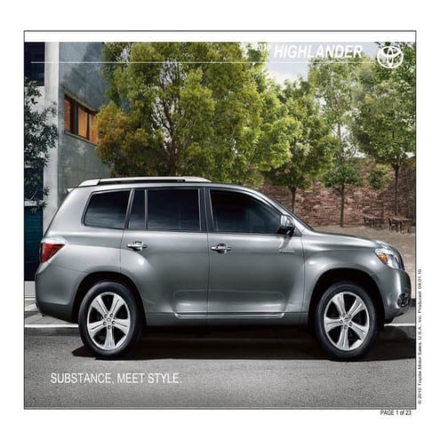 2010 Toyota Highlander New Haven | PDF