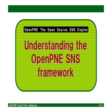 20100114 About Open Pne English | PDF