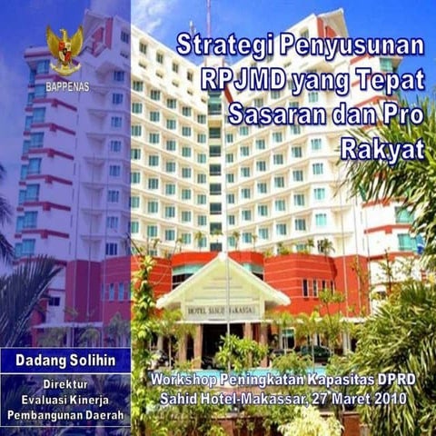 Strategi Penyusunan RPJMD yang Tepat Sasaran dan Pro Rakyat | PPT