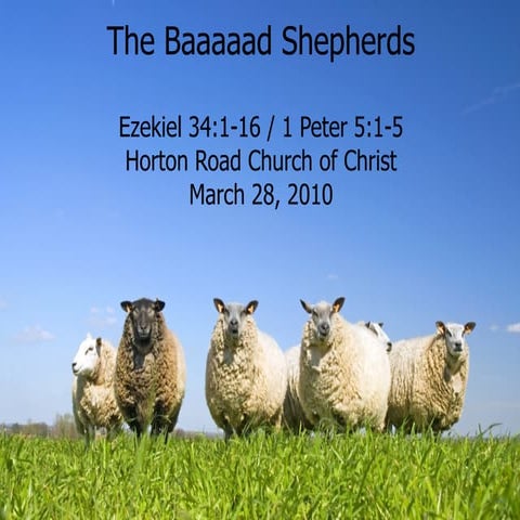 The Protection of Shepherds | PPTX