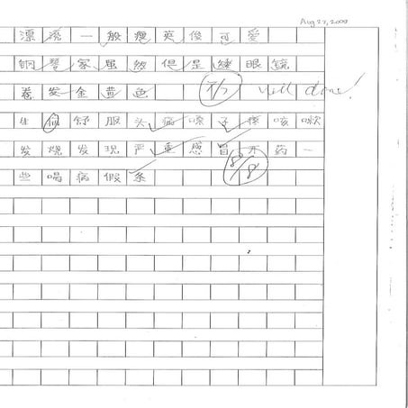 Chinese Character Test | PDF