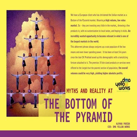Myths and Reality at the Bottom of the Pyramid | PPT