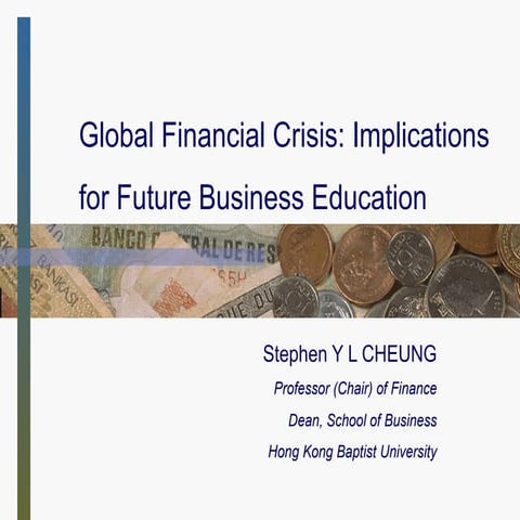 Global financial crisis | PPT