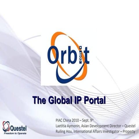 Orbit Patent Search | PDF