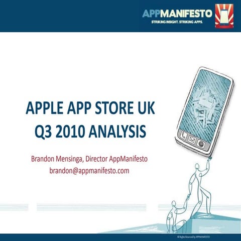 Apple App Store UK Q3 2010 Analysis | PPTX