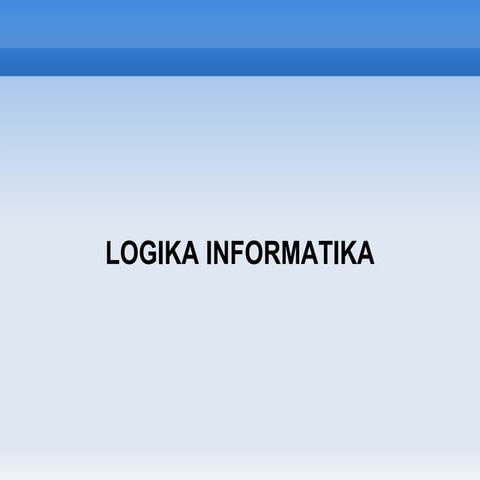 LOGIK & METODOLOGI (Seni dan Kaedah Berfikir) | PDF