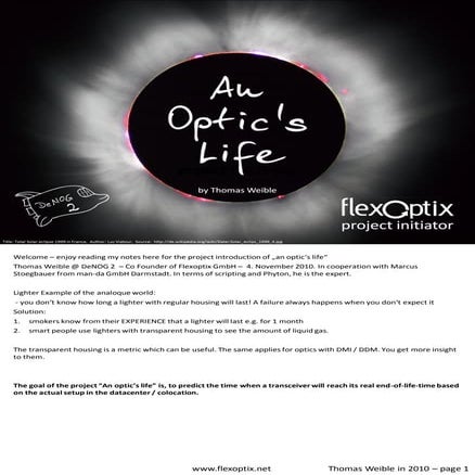 An Optics Life | PDF