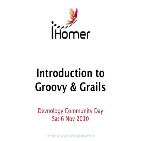 Devnology Introduction to Groovy / Grails | PDF