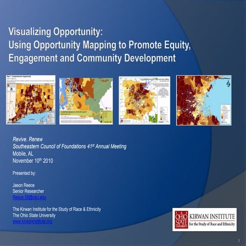Visualizing Opportunity: Using Opportunity Mapping to Promote Equity ...