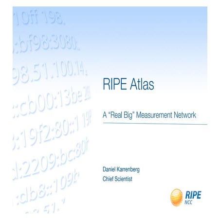 RIPE Atlas | PDF | Computer Networking | Computing