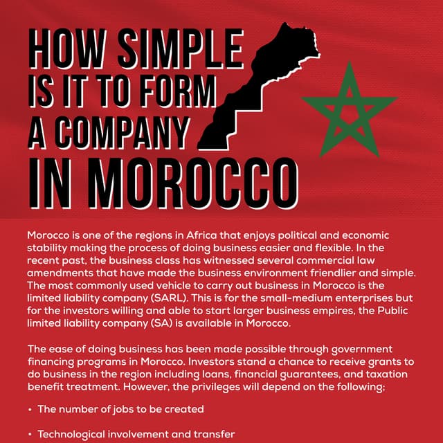How to form a company in Morocco | PDF