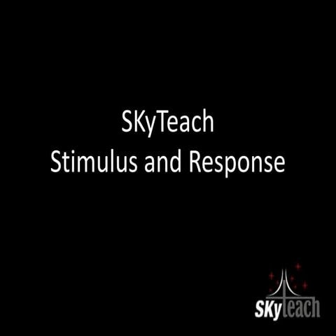 Stimulus and Response 5 E Lesson | PPTX