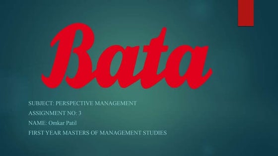 Bata | PDF