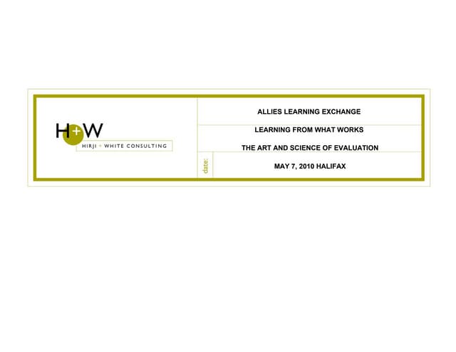 Principles, Steps of programme planning, evaluation and monitoring of ...