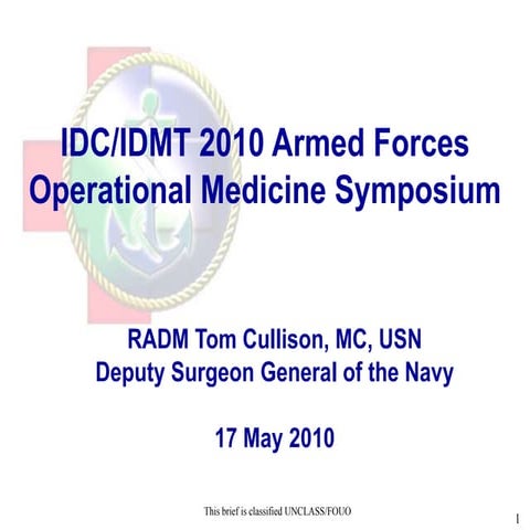 2010 Armed Forces Operational Medicine Symposium | PPTX | Defense ...